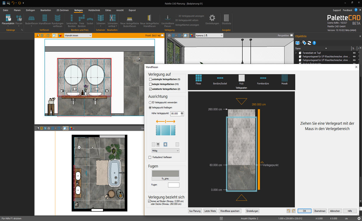Palette CAD World - Palette CAD - 3D Software for digital interior design