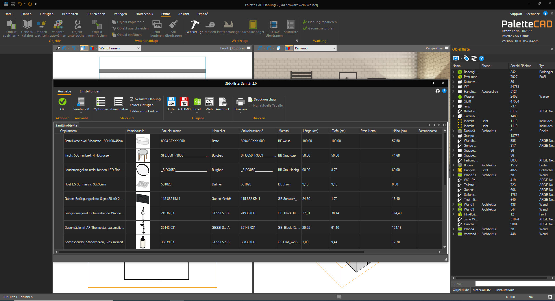 Palette CAD World - Palette CAD - 3D Software for digital interior design